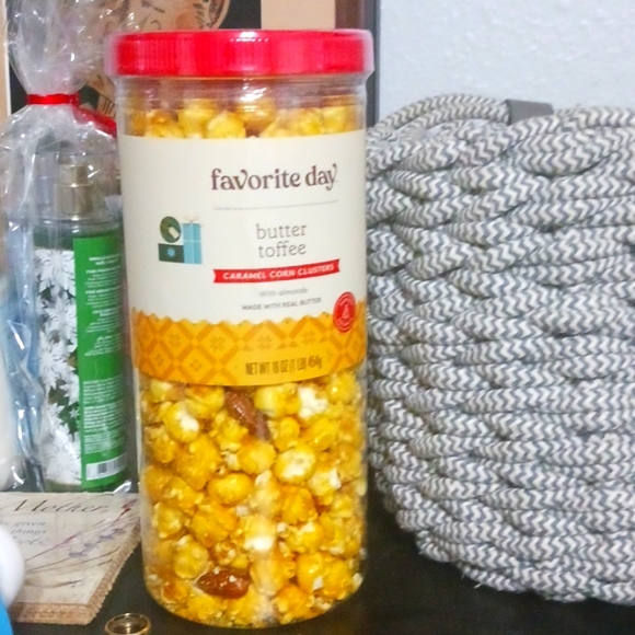 Favorite Day | Other | Butter Toffee Carmel Corn Clusters With Almonds ...